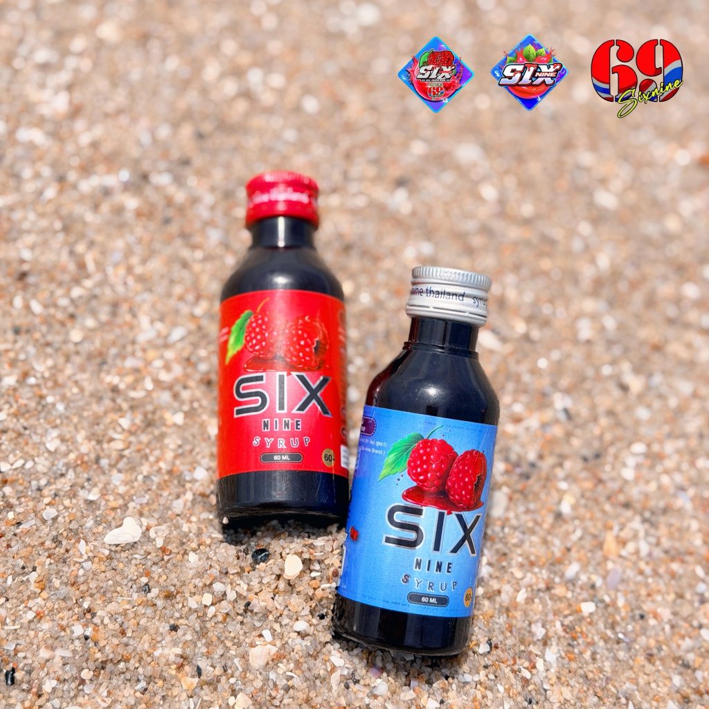 Six-Nine Syrup ไซรัป ราสเบอร์รี่ เข้มข้น 50 ขวด–แพ็กใหญ่ สุดคุ้ม ราคา ...
