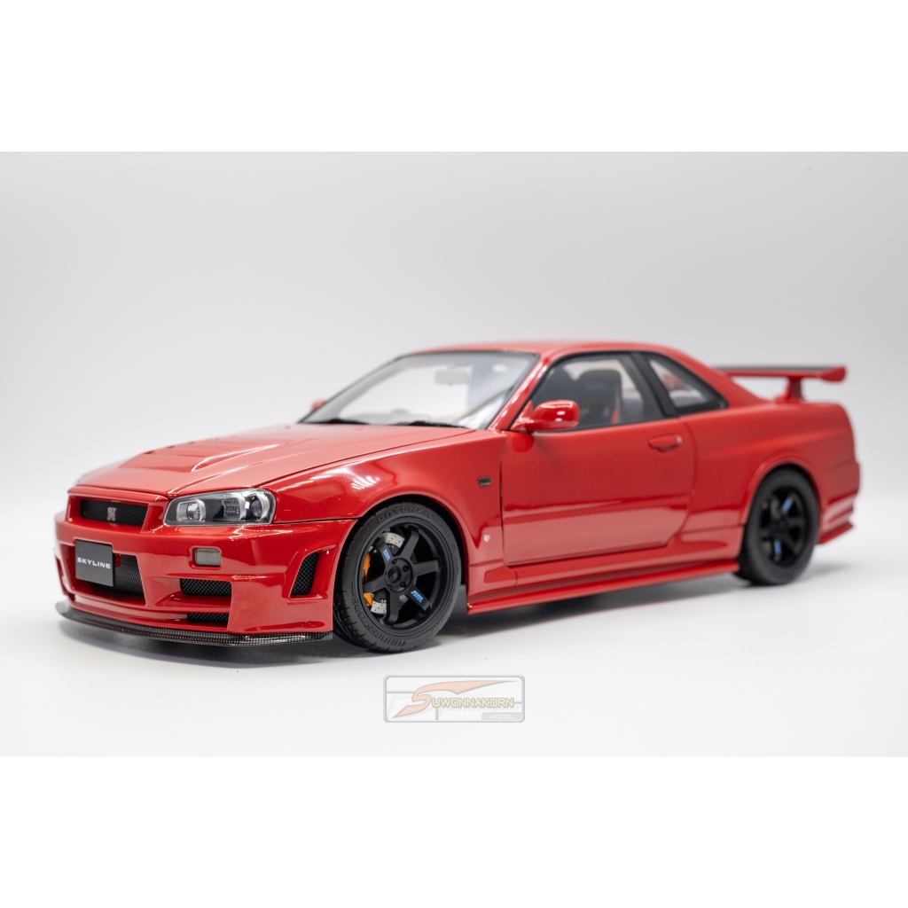 MOTORHELIX 1/18 Nissan Skyline GT-R (R34) Customized Version - Active ...