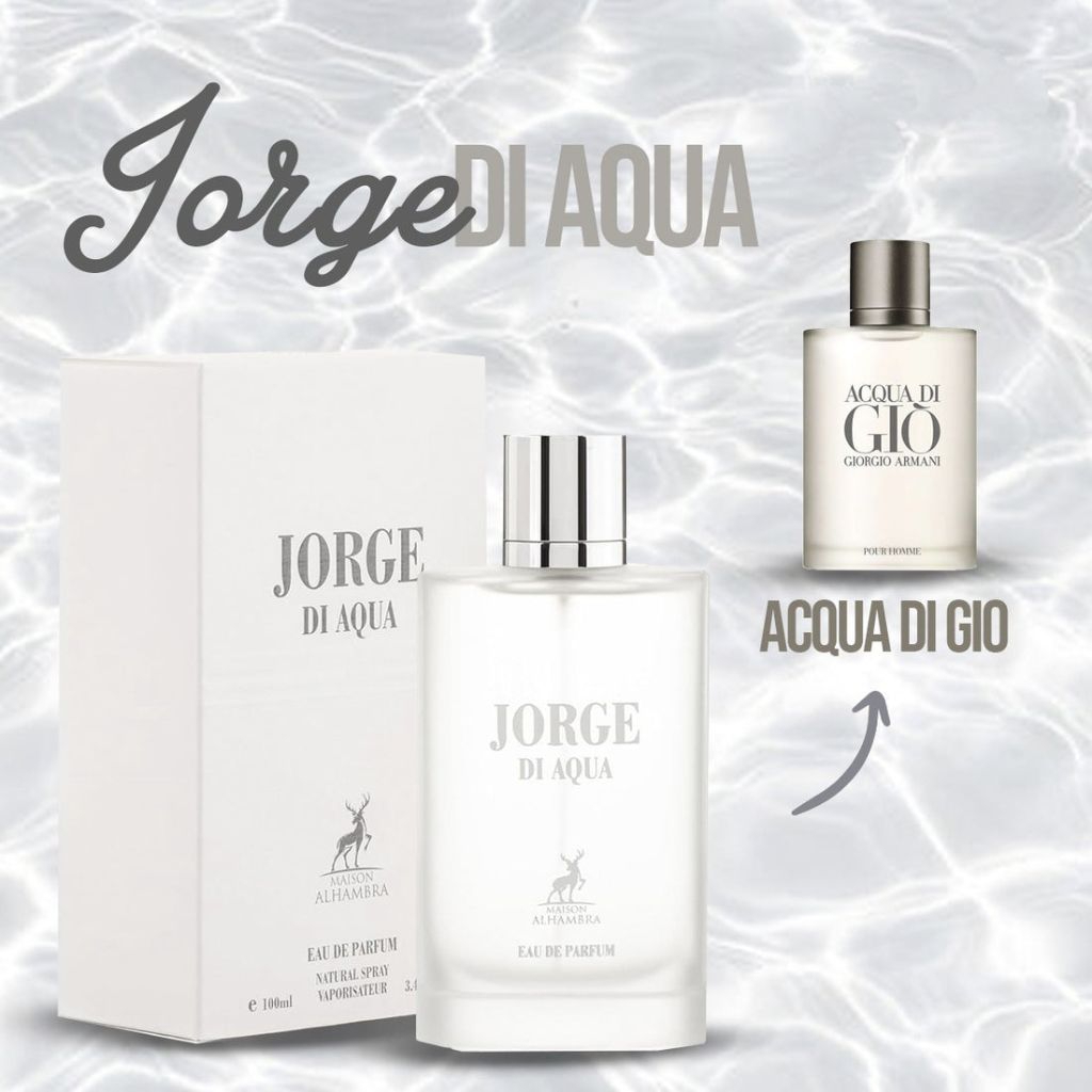 Jorge di Profumo Aqua EDP By Maison Alhambra 100 ml แท้💯 | Shopee Thailand