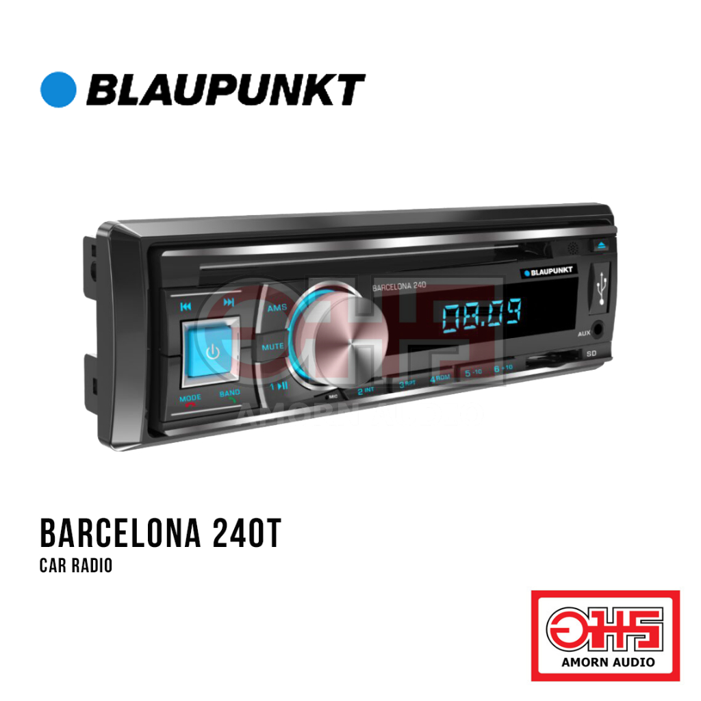 Blaupunkt Car Radio Barcelona 240T วิทยุรถยนต์ 1DIN รองรับ FM, AM, DVD ...