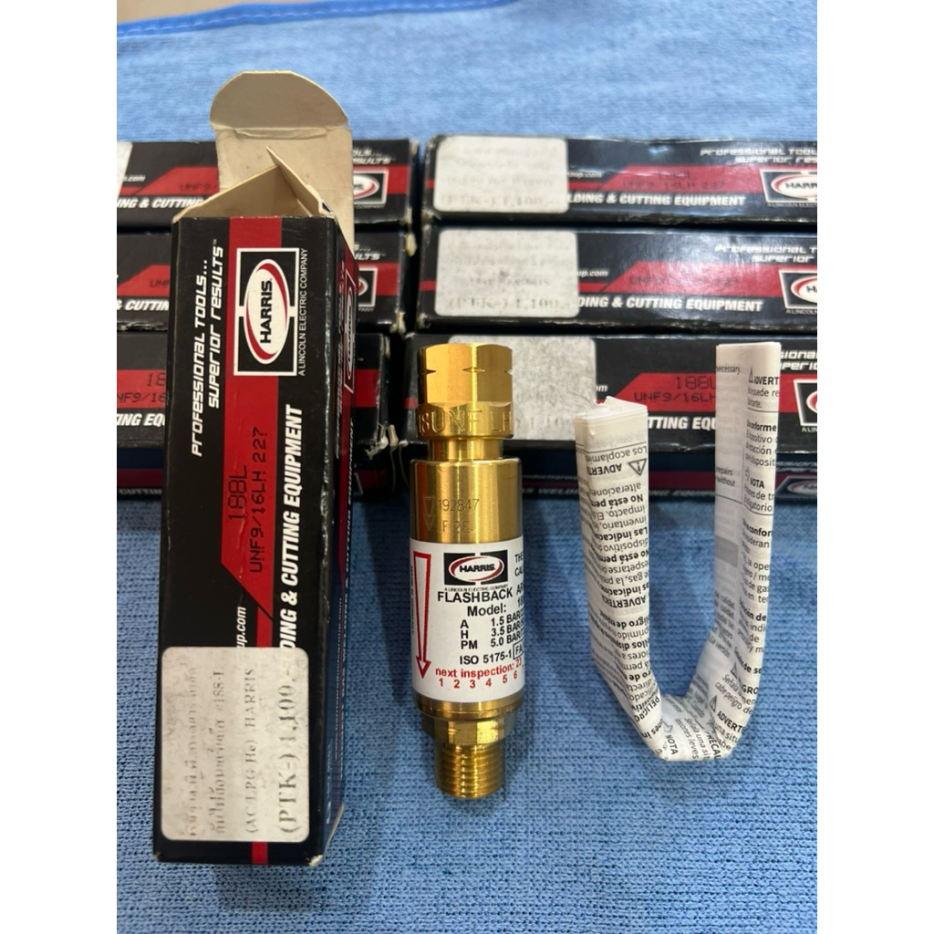 กับนไฟย้อน/กันย้อนลม-แก๊ส ติดเกจ์ HARRIS 188L 188R Flashback Arristors ...