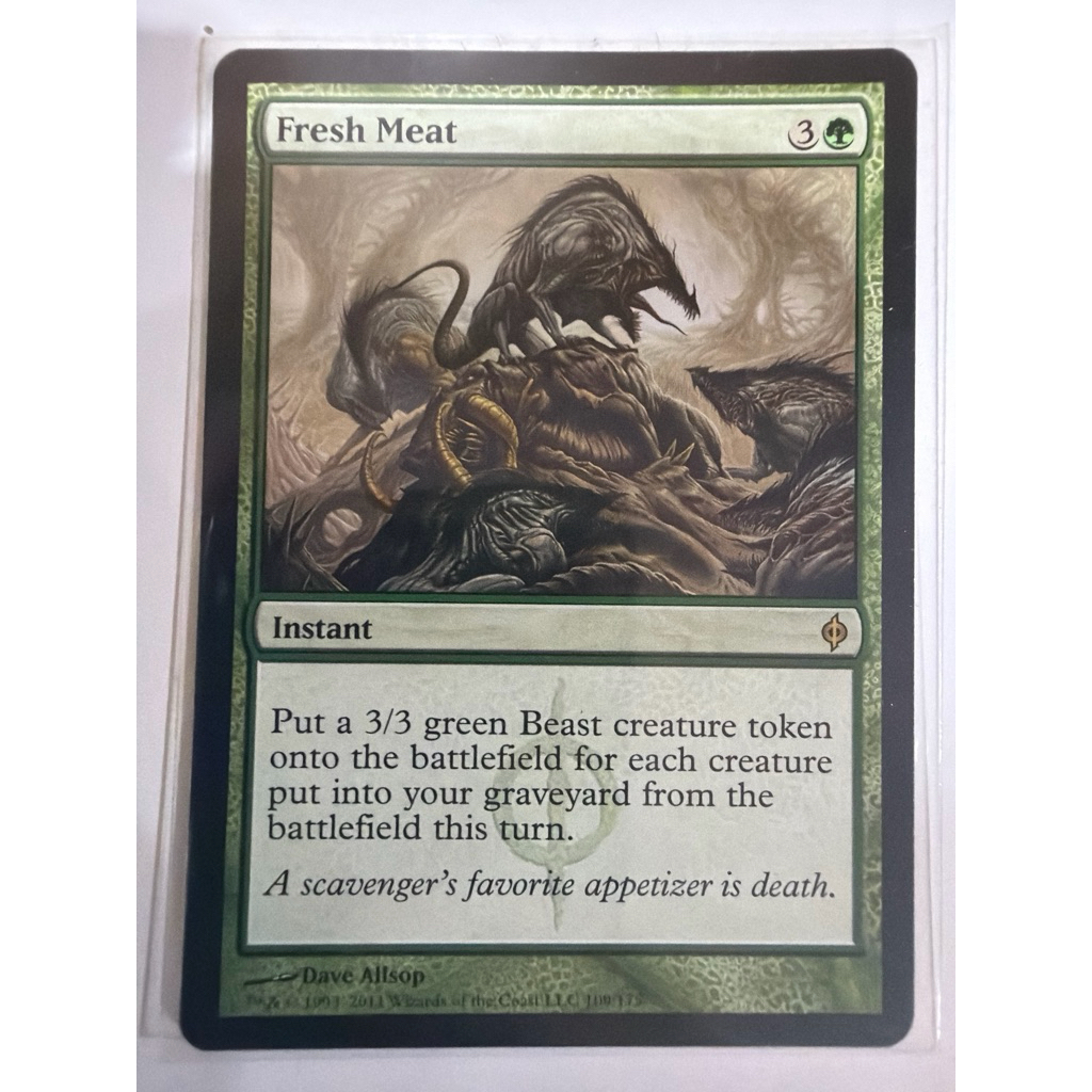 New Phyrexia: Fresh Meat ของแท้พร้อมส่ง การ์ด MTG Magic the gathering ...