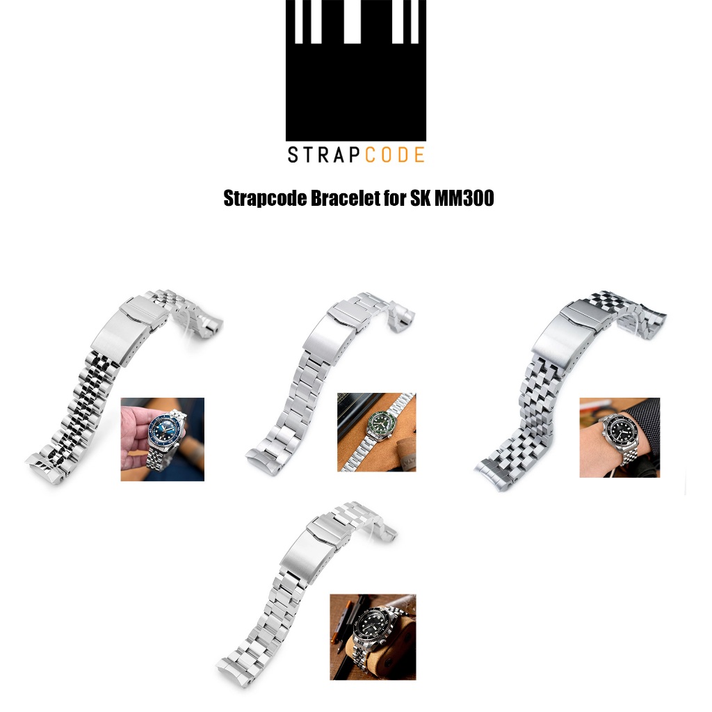 สายนาฬิกาแบบเหล็ก รุ่น Strapcode Bracelet for SK MM300 | Shopee Thailand