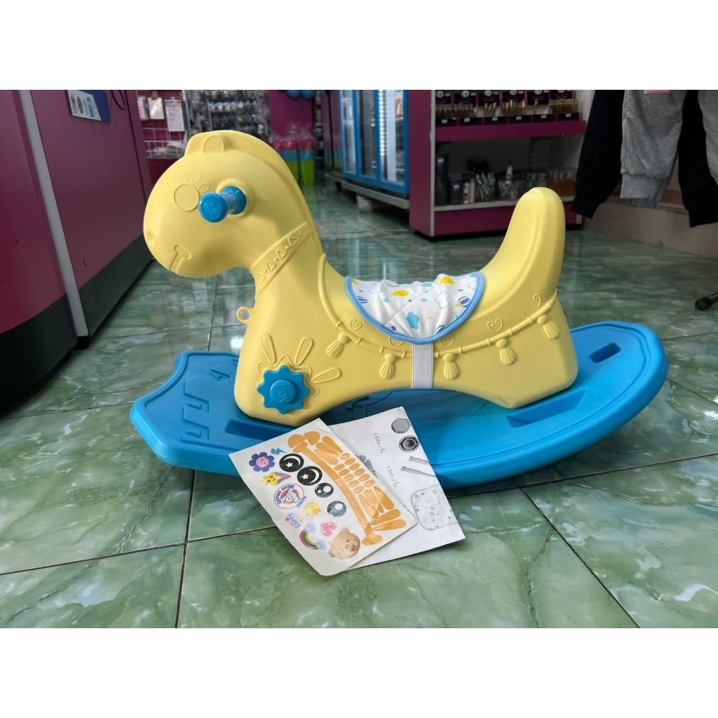 ม้าโยกพี่หมี โยกเยกเสริมพัฒนาการ รถม้าโยกพี่หมีเสริมพัฒนาการ ( Bear ...