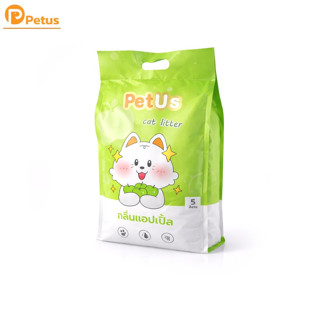 ทรายแมว 5ลิตร ทรายแมวเบนโทไนต์ Cat litter ขนาด 5ลิตร ดูดซับเร็ว ควบคลุม ...