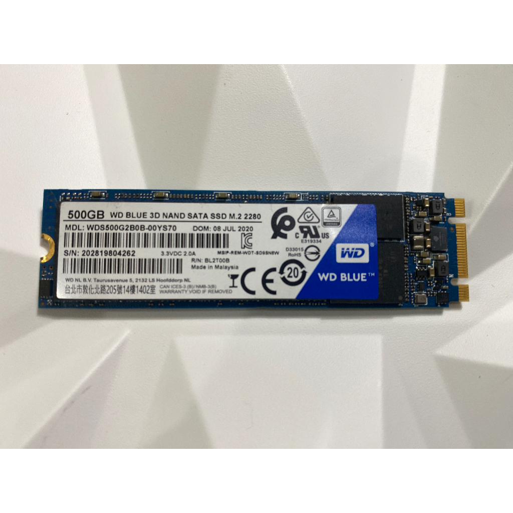🌟SSD 500 GB SSD WD BLUE SATA M.2 2280 มือสอง🖥️🌟 | Shopee Thailand