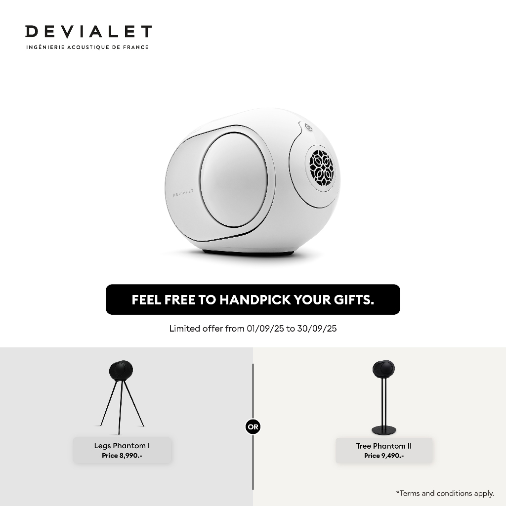 DEVIALET Phantom II 98dB ขนาดกะทัดรัด แต่ให้พลังเสียงทรงพลัง | Shopee Thailand
