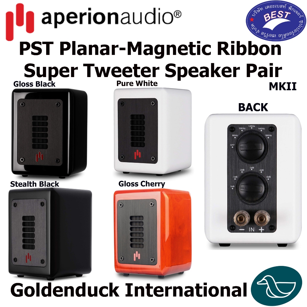 Aperion PST Planar-Magnetic Ribbon Super Tweeter Speaker Pair | Shopee ...