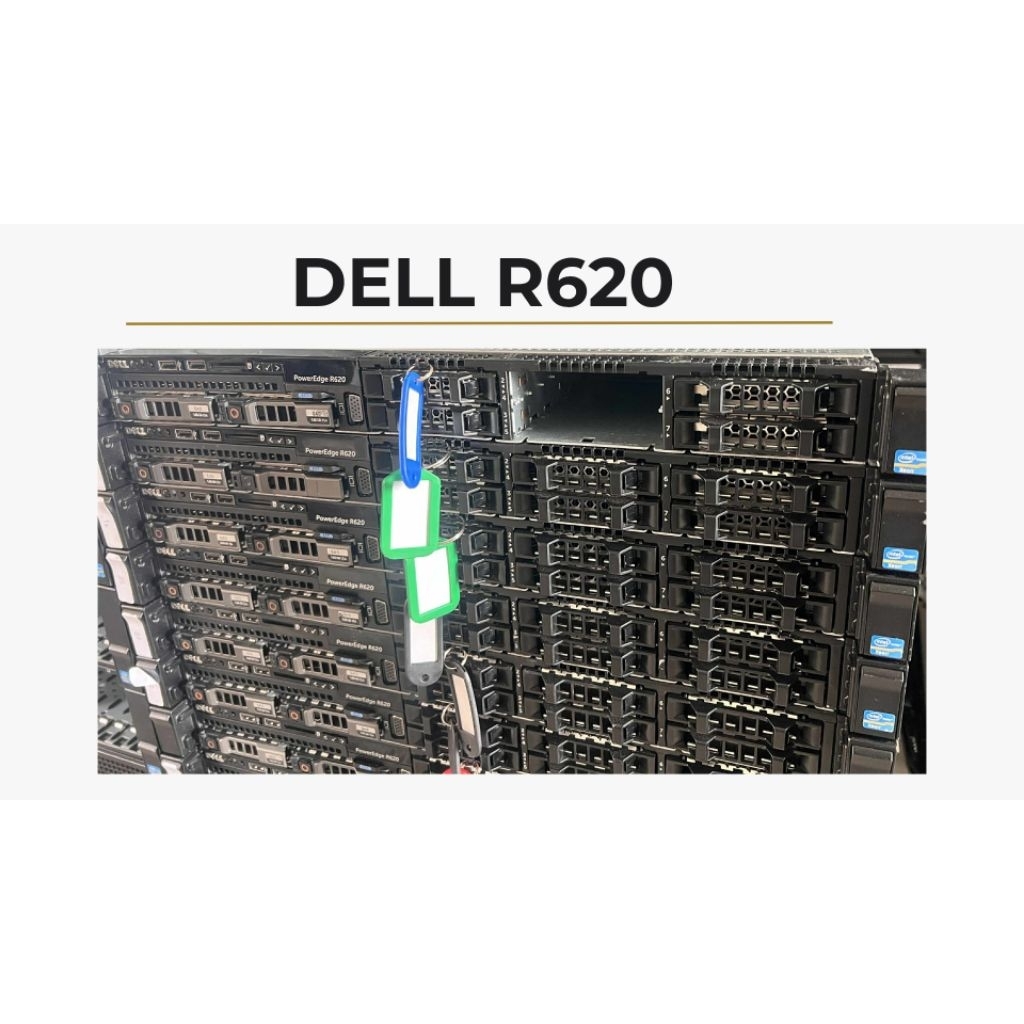 เซิฟเวอร์ Dell PowerEdge R620 (8-Bay) | 2x XeonE5-2651 v2 | RAM 128GB ...