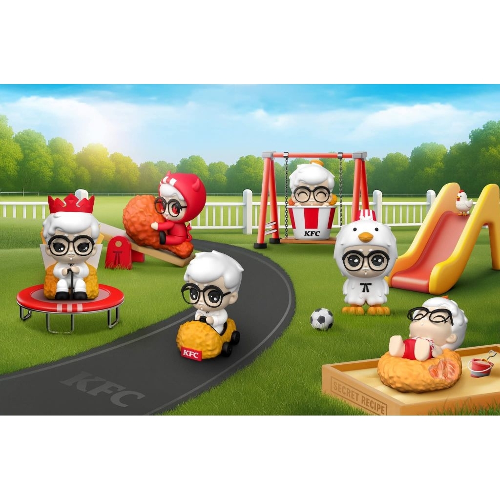 KFC figure กล่องสุ่ม ผู้พันเคนตักกี้ baby sander | Shopee Thailand