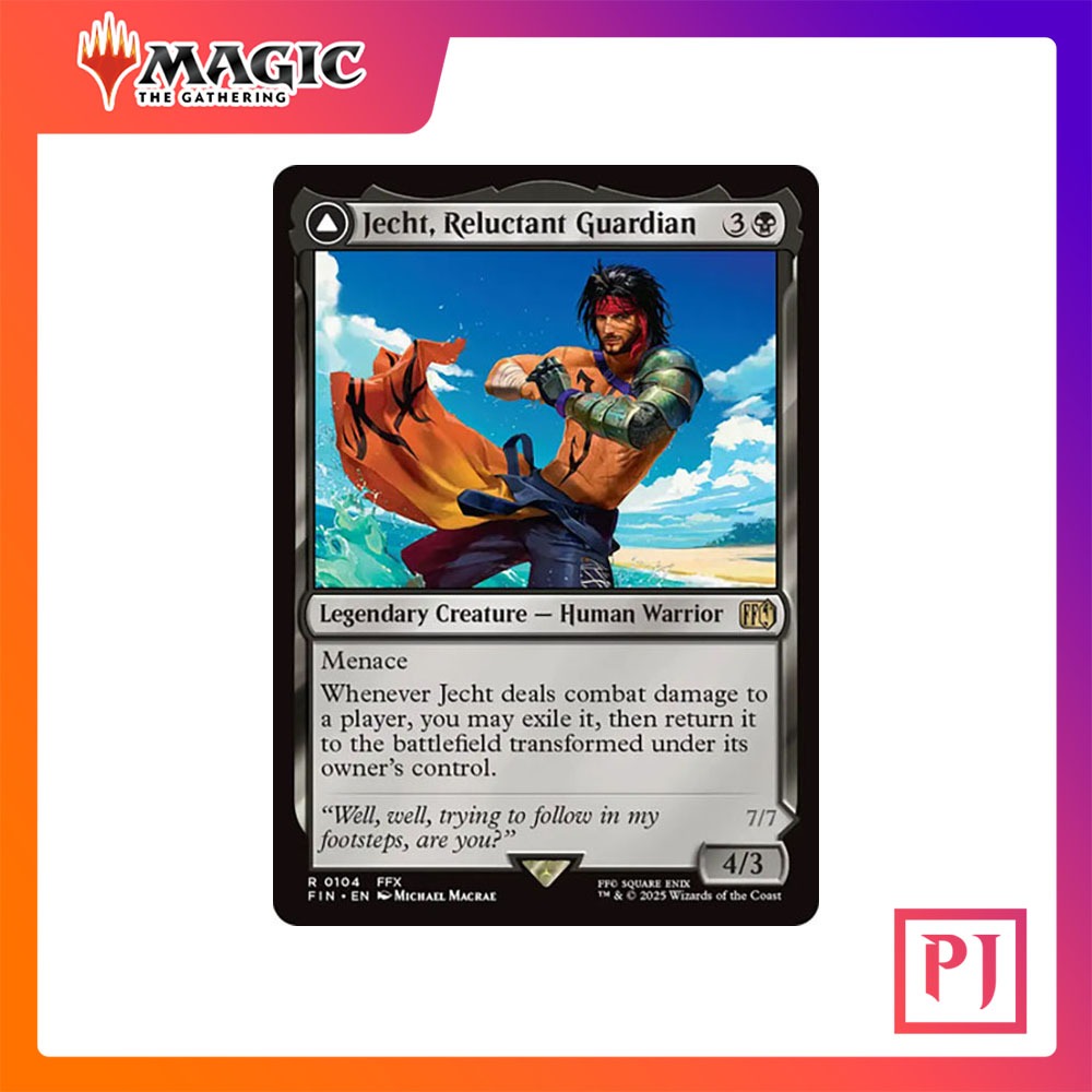 [MTG] Jecht, Reluctant Guardian // Braska's Final Aeon [FIN] [BLACK ...
