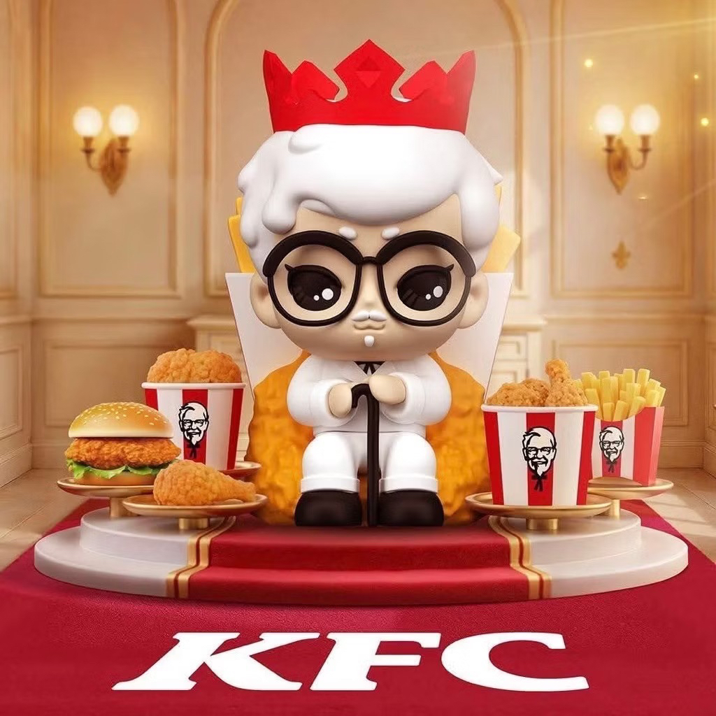 กล่องสุ่ม KFC secret (ทักลดได้💖)เคเอฟซีซีเคร็ด ของเล่นKFC โมเดลจุ่ม ...