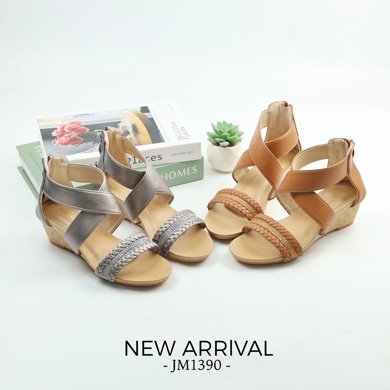 Stario Shoes ~JM1390 สูง1.5นิ้ว หน้าสวม เท้าอวบ+1 ️รองเท้าสุขภาพดีไซน์ ...