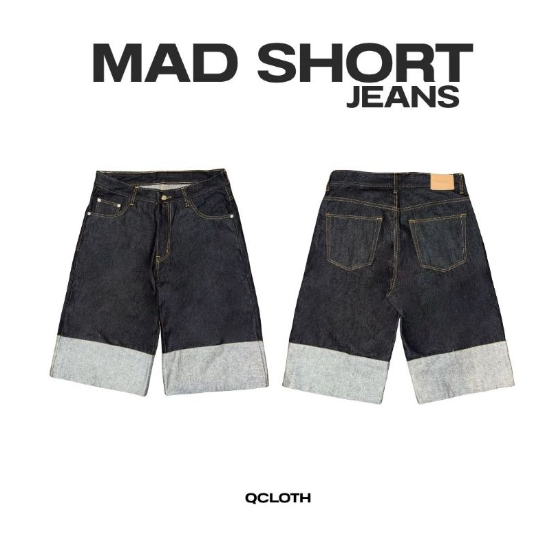 QCLOTH : MAD SHORT JEANS พร้อมส่ง! | Shopee Thailand