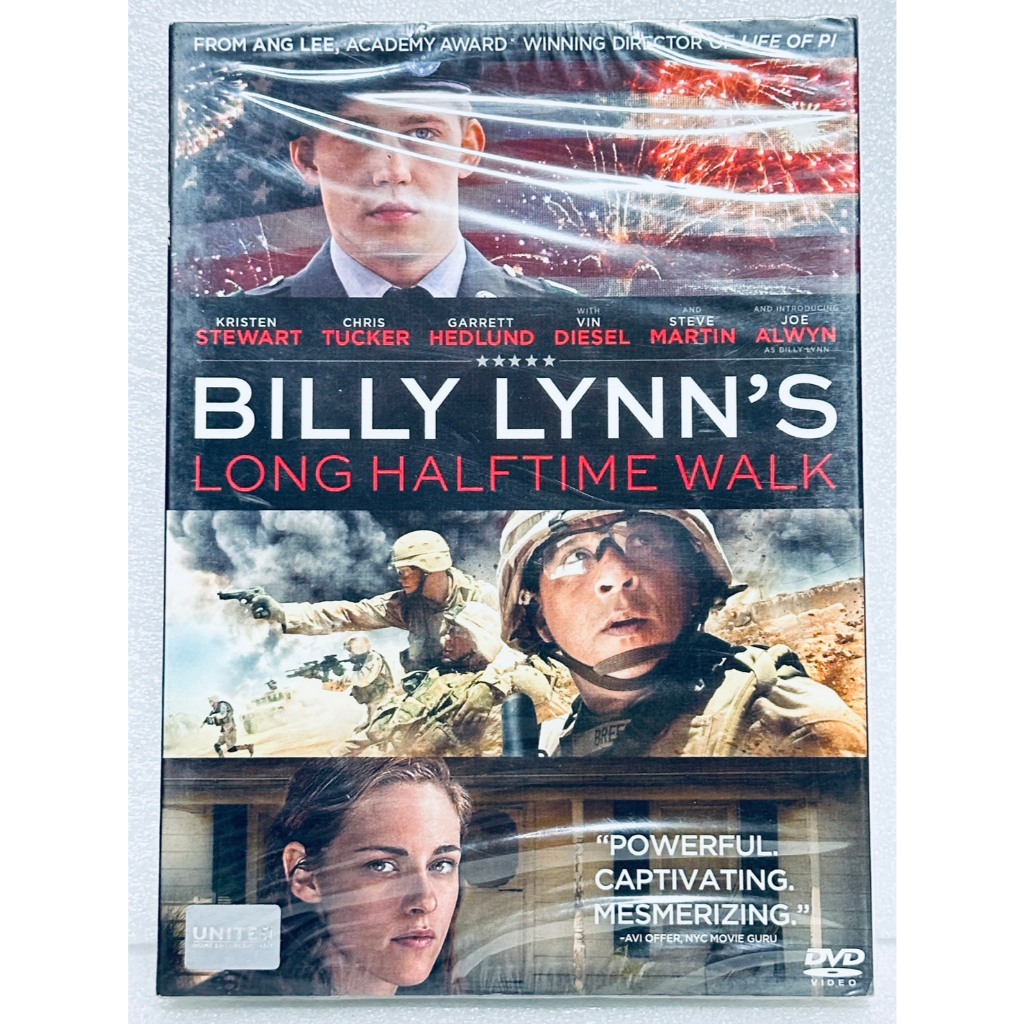 DVD ปกสวม : Billy Lynn's Long Halftime Walk (2016) บิลลี่ ลินน์ ...
