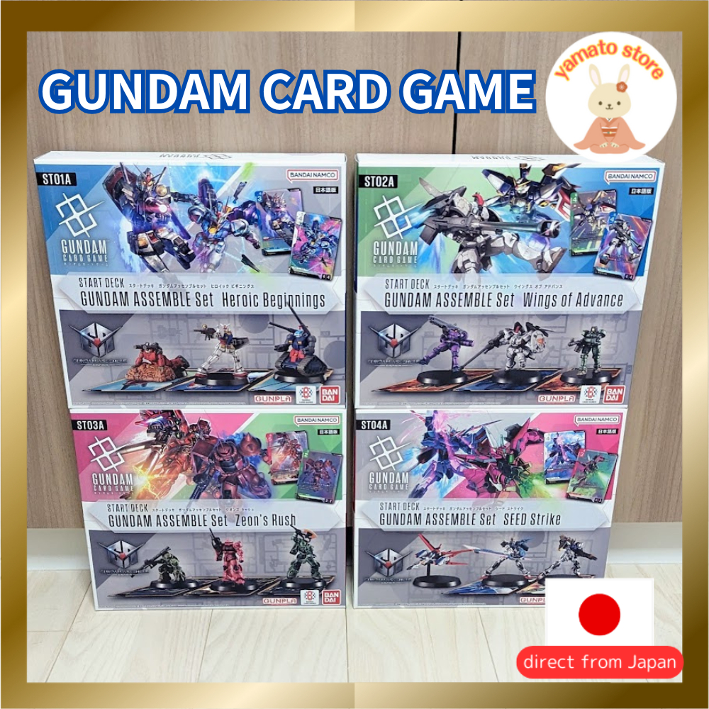 BANDAI Gundam Card Game Starter Deck - Gundam Assemble Set Collection ...