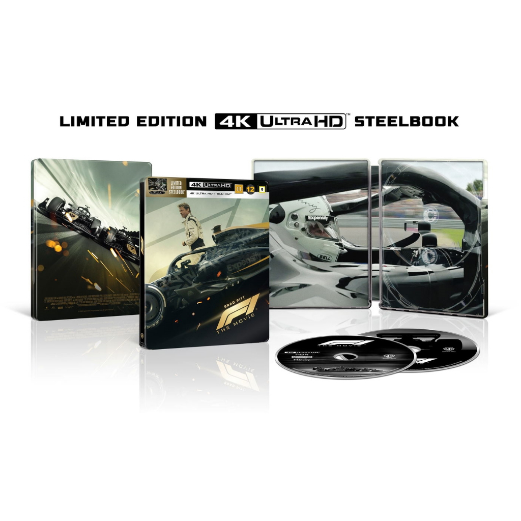 F1 The Movie (Steelbook Limited Edition) [4K Ultra HD + Blu-Ray] (ไม่มี ...