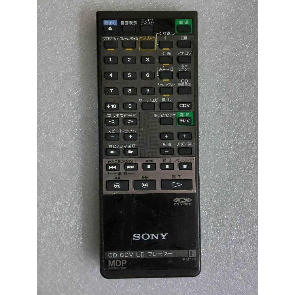 รีโมท Sony รุ่นRMT-11(แท้)มือ2ใช้งานได้ปกติรายละเอียดตัวรีโมทตามภาพเป็น ...