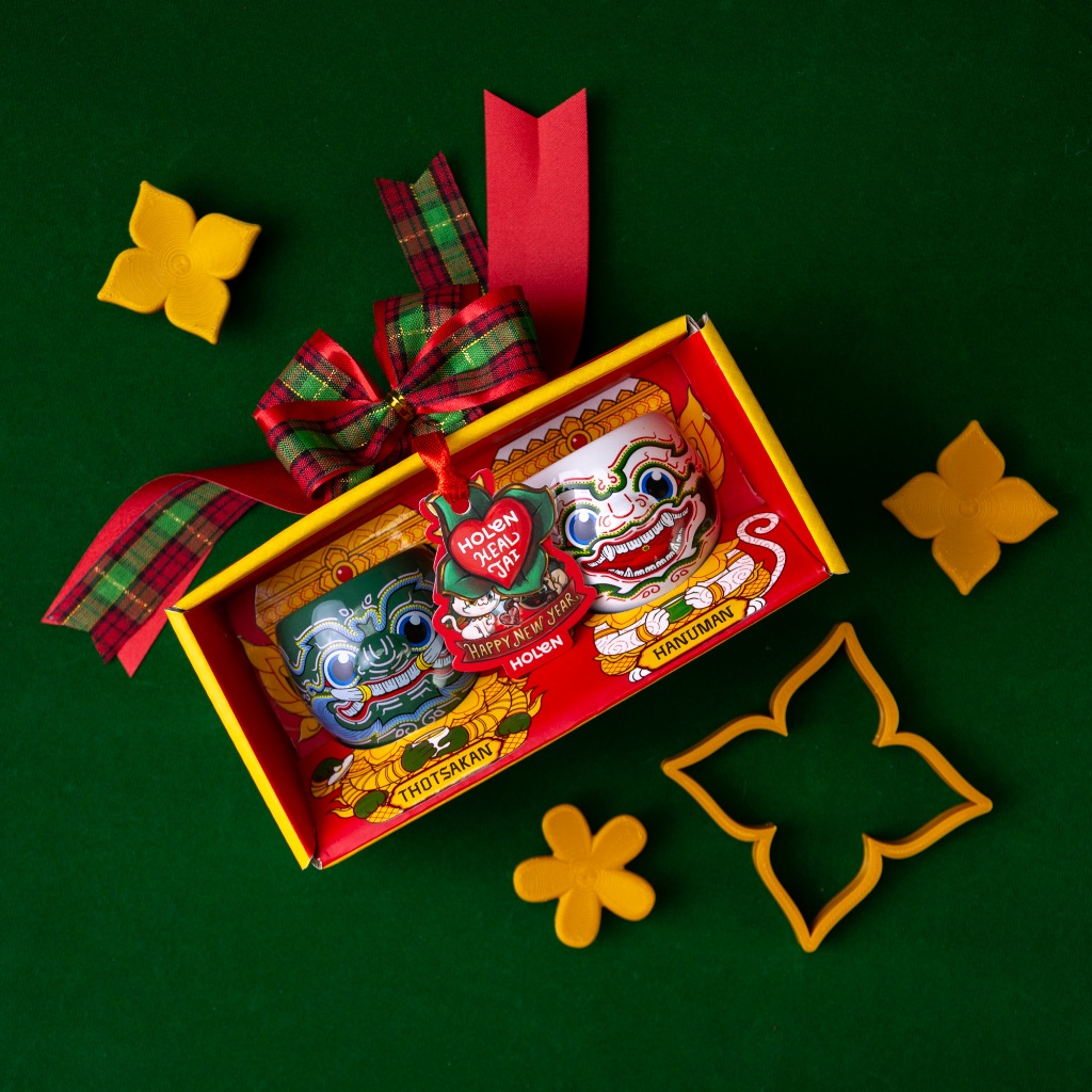 Ramakien Tea Cups Bow 2026 - (ถ้วยชารามเกียรติ์ หนุมาน & ทศกัณฐ์ ติด ...