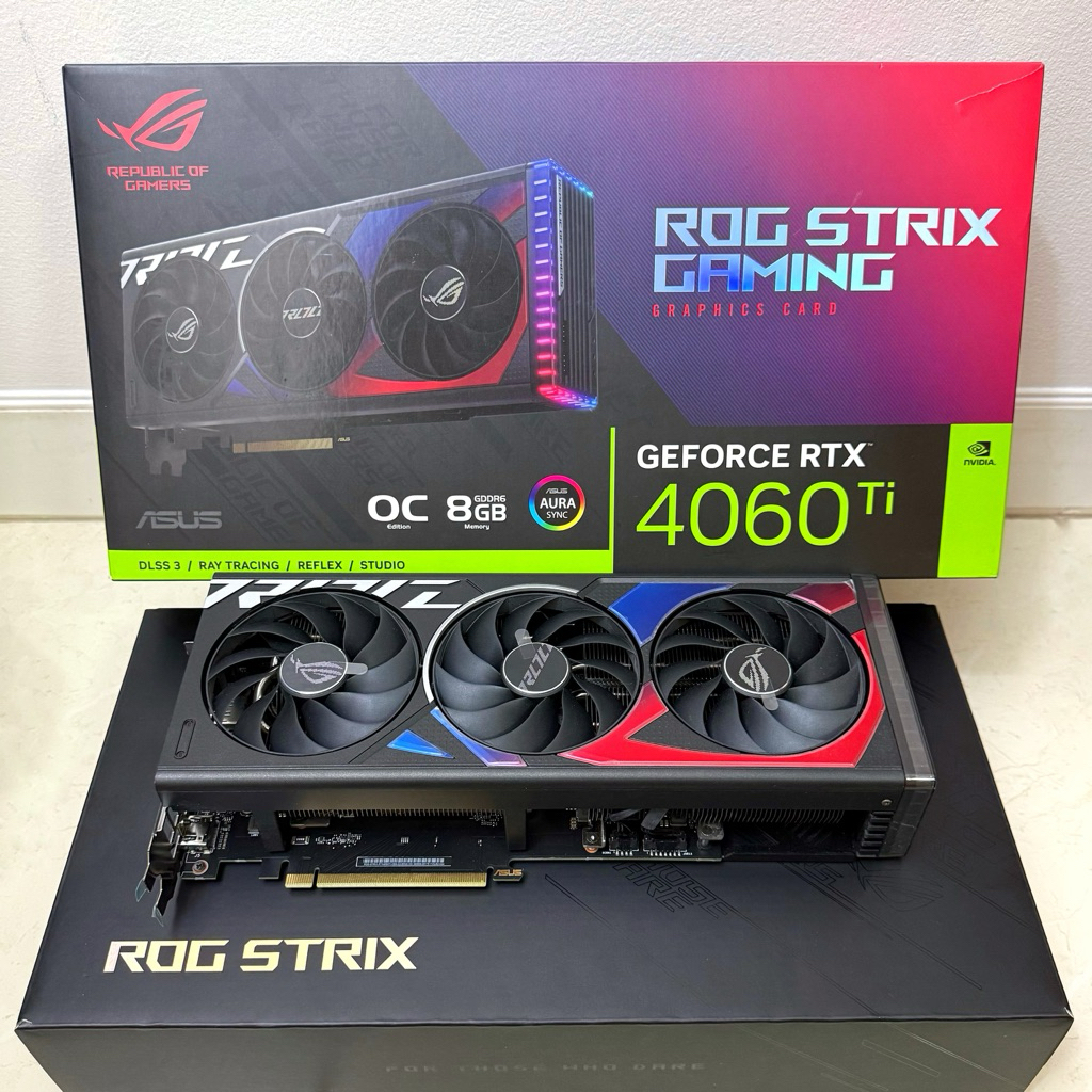 (5,990฿) ROG RTX 4060Ti Gaming OC RGB🌈 มือ1.1 ประกันยาว | Shopee Thailand