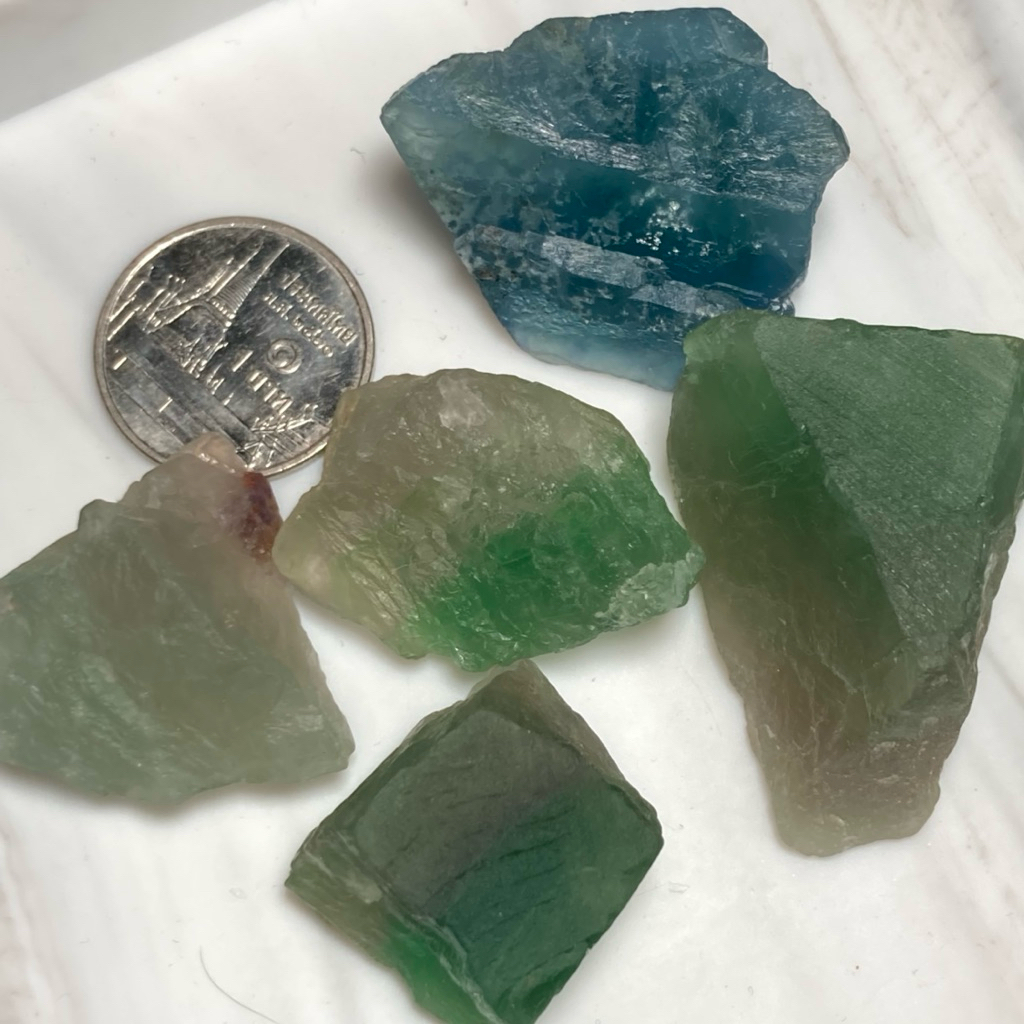 FL83 ฟลูออไรต์ ( Fluorite ) ตรงปก ของแท้ หินธรรมชาติ หินสี หินแร่ ของ ...
