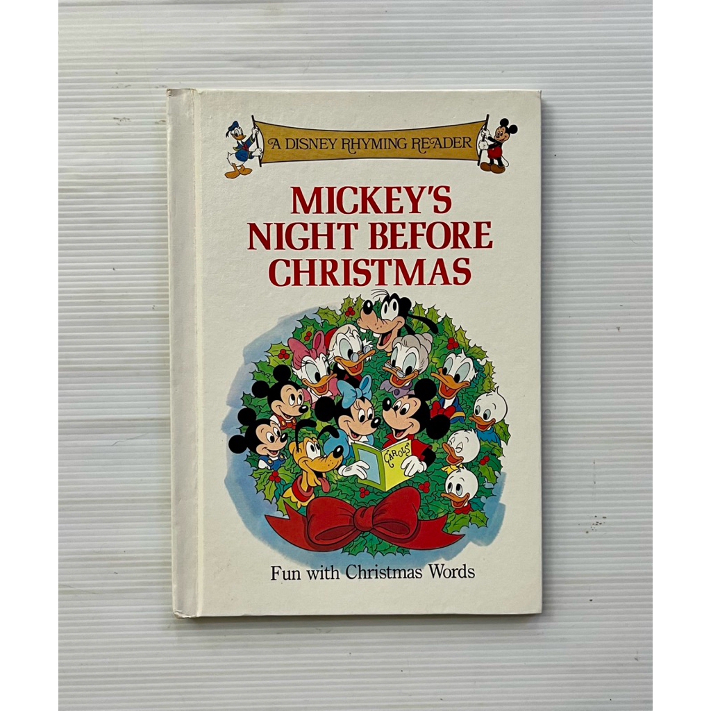 Grolier: Mickey's Night Before Christmas Disney Rhyming Reader ปก ...