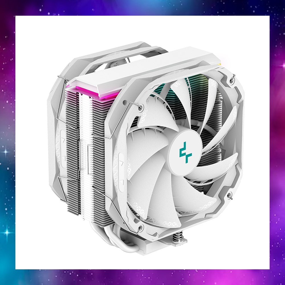 CPU AIR COOLER (พัดลมซีพียู) DEEPCOOL AS500 PLUS WH (WHITE) มีแค่ขา AM4 ...