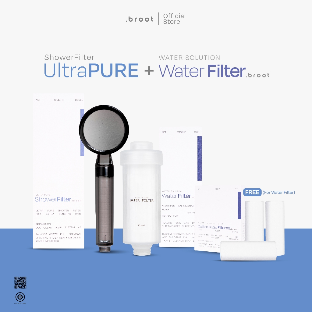 SET ULTRA PURE SHOWER + WATER FILTER | Shopee Thailand