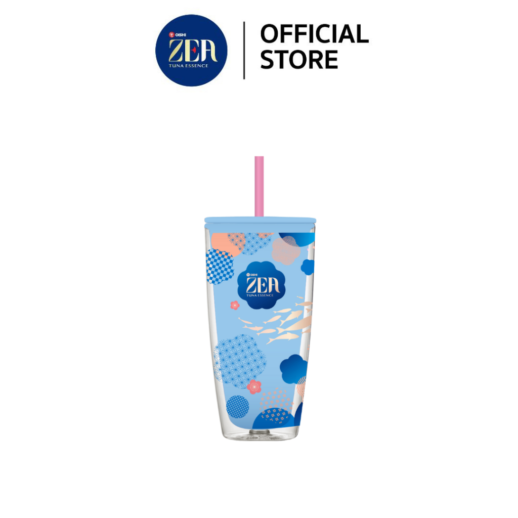 [แจกฟรี ไม่จำหน่าย] ZEA Tuna Essence ซี ซุปปลาทูน่าสกัด แก้ว Tumbler ...