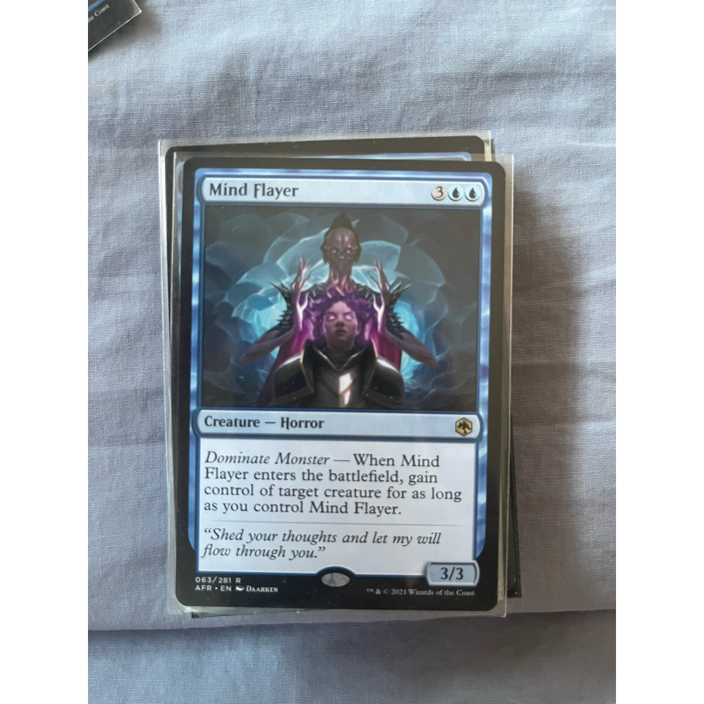 การ์ด MTG Mind Flayer Blue Magic the Gathering รุ่น AFR สภาพ Ex-Nm ...