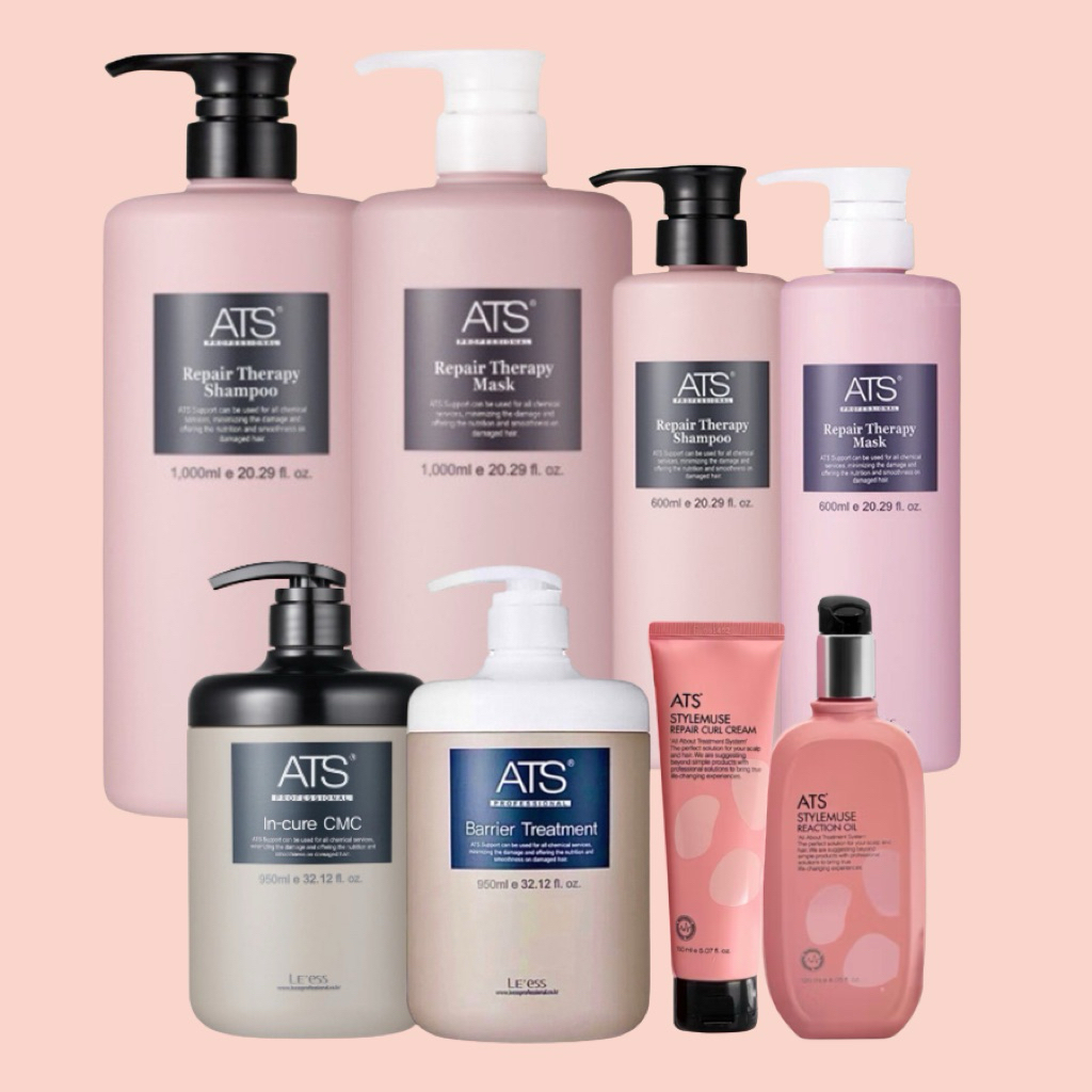 Ats repair therapy Shampoo mask serum 120 150 600 1000 ml. | Shopee ...