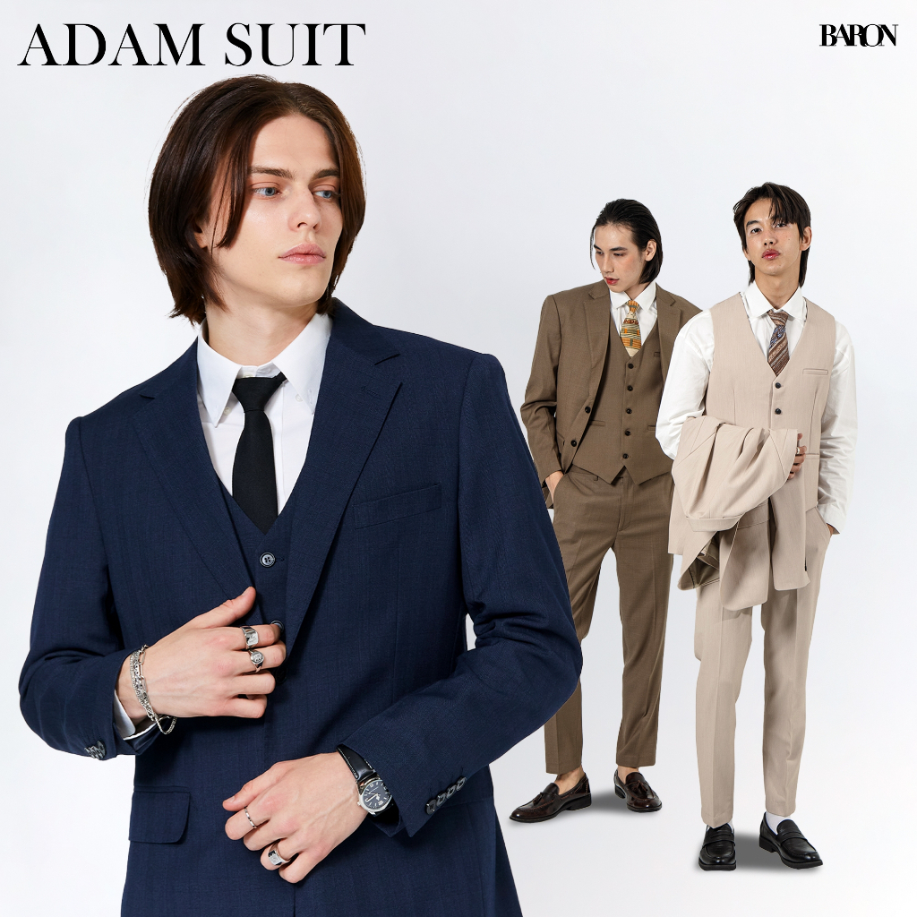 [ขายแยกชิ้น] BARON Premium Adam set suit ชุดเซตสูทออกงานพรีเมี่ยมแบรนด์ ...