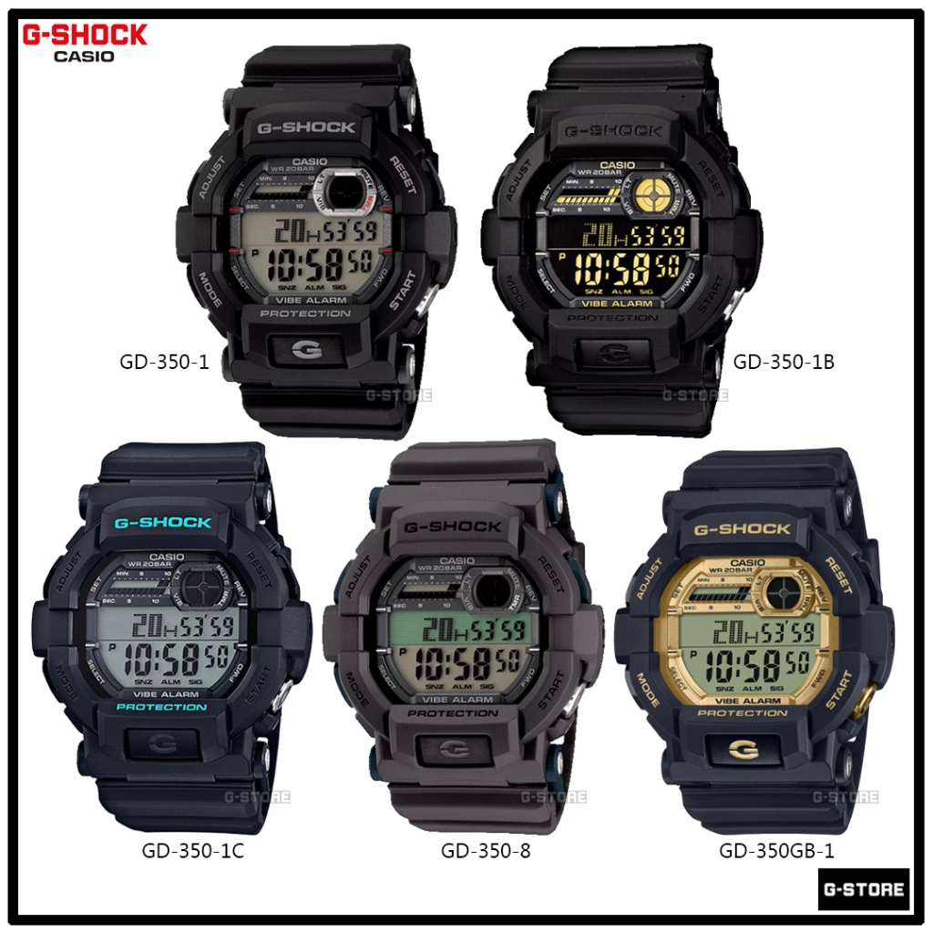 G-SHOCK รุ่น GD-350-1 | GD-350-1B / GD-350GB-1 / GD-350-8 ของแท้รับ ...