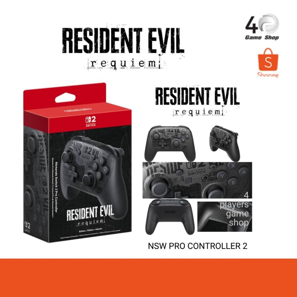 Nintendo Switch 2 Pro Controller Resident Evil Requiem Edition (Pro ...