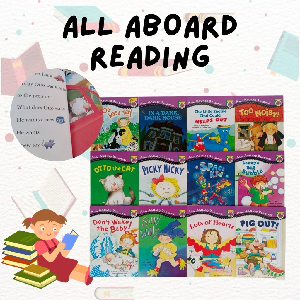หนังสือหัดอ่านภาษาอังกฤษสำหรับเด็ก ชุด All aboard reading พร้อมแฟลช ...