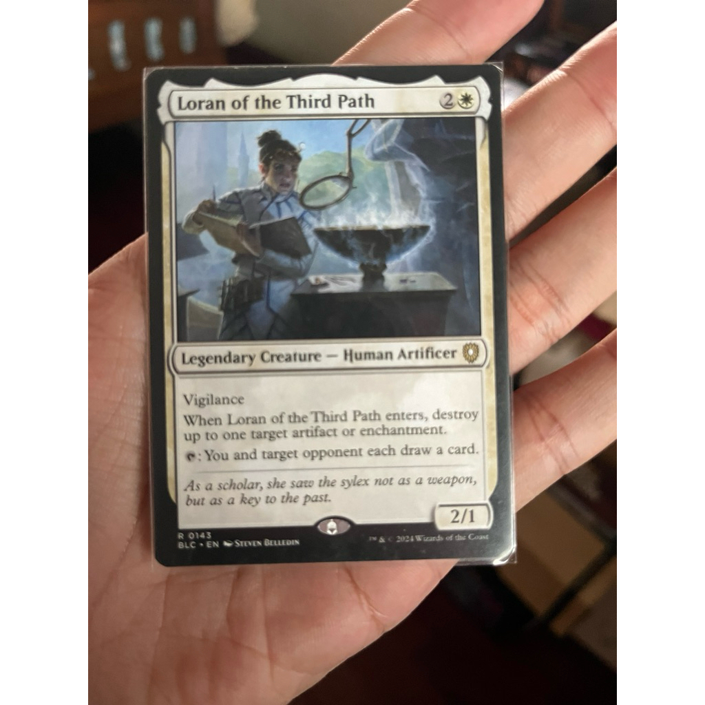 การ์ด MTG Loran of the third Path White Magic the Gathering EDH รุ่น BRO สภาพ Ex-Nm | Shopee ...