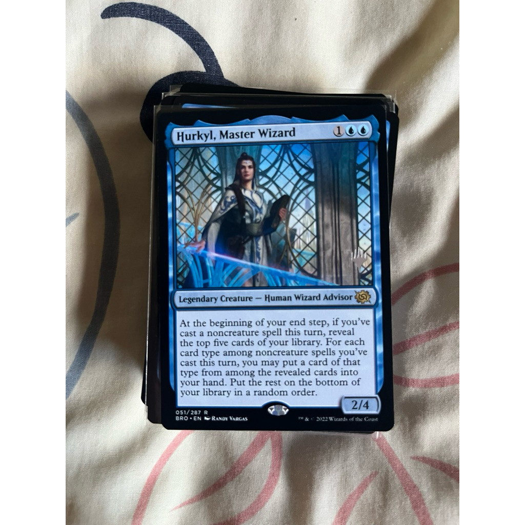 การ์ด MTG Hurkyl, Master Wizard Blue Magic the Gathering EDH รุ่น BRO ...