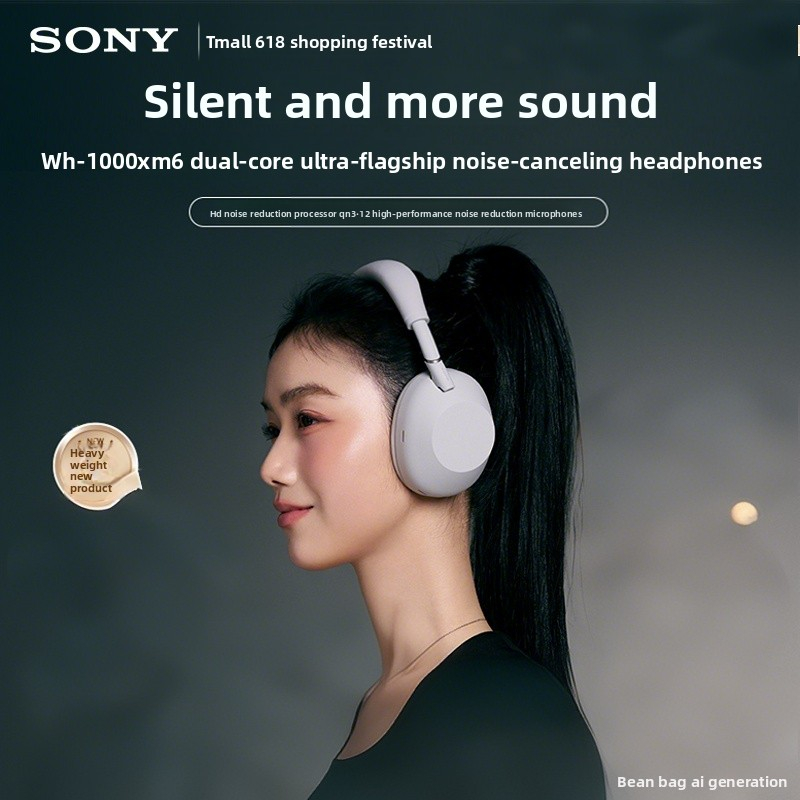 Sony WH-1000XM6, the new flagship dual-core active noise-cancelling ...