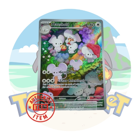 Pokemon Card "Maushold AR 226/193" ENG Paldea Evolved | Shopee Thailand