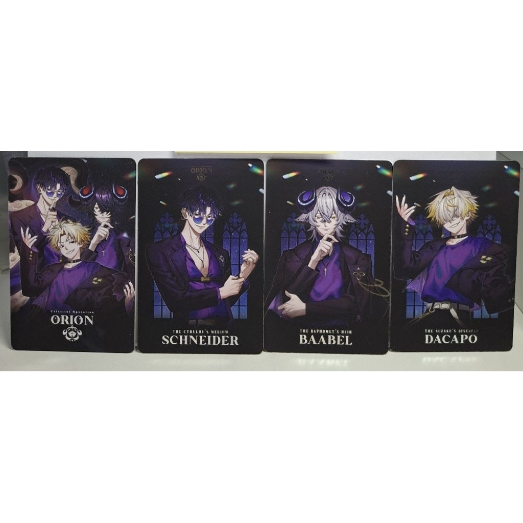 Vtuber ORION ARP การ์ด [Set4ใบ] การ์ดแท้ ปล่อยต่อ | Shopee Thailand