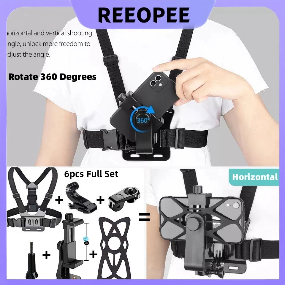 COD ที่ยึดกล้องแบบสวมอก ที่ยึดสายรัดร่างกาย ที่ยึดกล้องกิจกรรม GoPro ...
