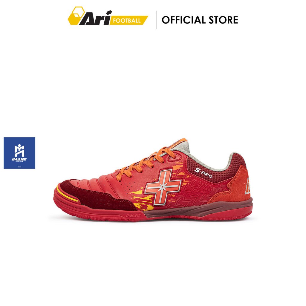 IMANE X ARI 5PRO NAPPA INFERNO SCALES - RED (IMF1007RO) รองเท้าฟุตซอล ...