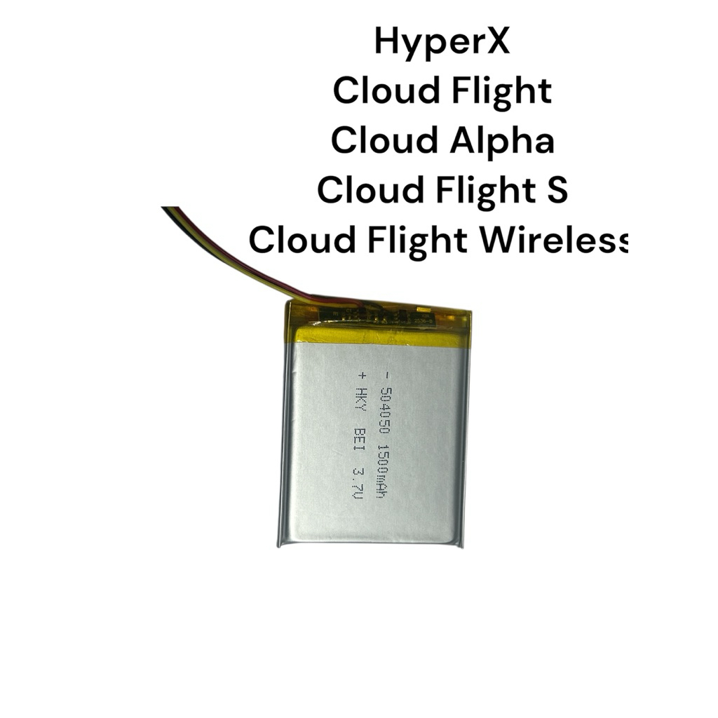 Wireless Headset Battery for HyperX Cloud Flight, Cloud Alpha, Cloud Flight S | Shopee Thailand