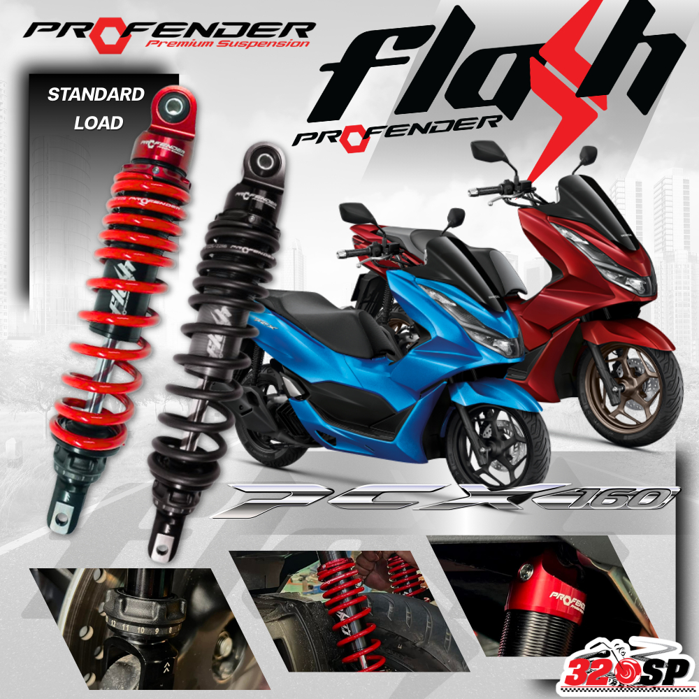 รับประกัน 1 ปี!! โช๊คหลัง PROFENDER FLASH SERIES HONDA PCX160 STANDARD ...