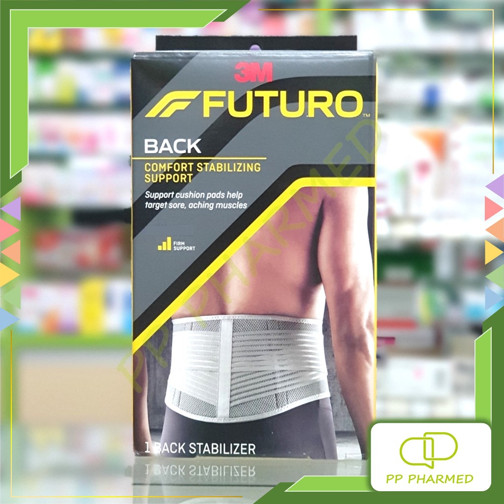3M Futuro อุปกรณ์พยุงหลัง รุ่นเสริมแกน สีเทา Back Comfort Stabilizing ...