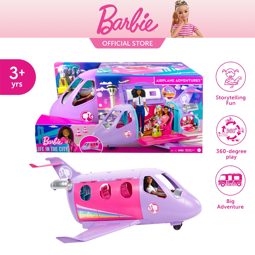 Barbie AIrplane Adventures Doll And Playset บาร์บี้ เพลย์เซตเครื่องบิน ...