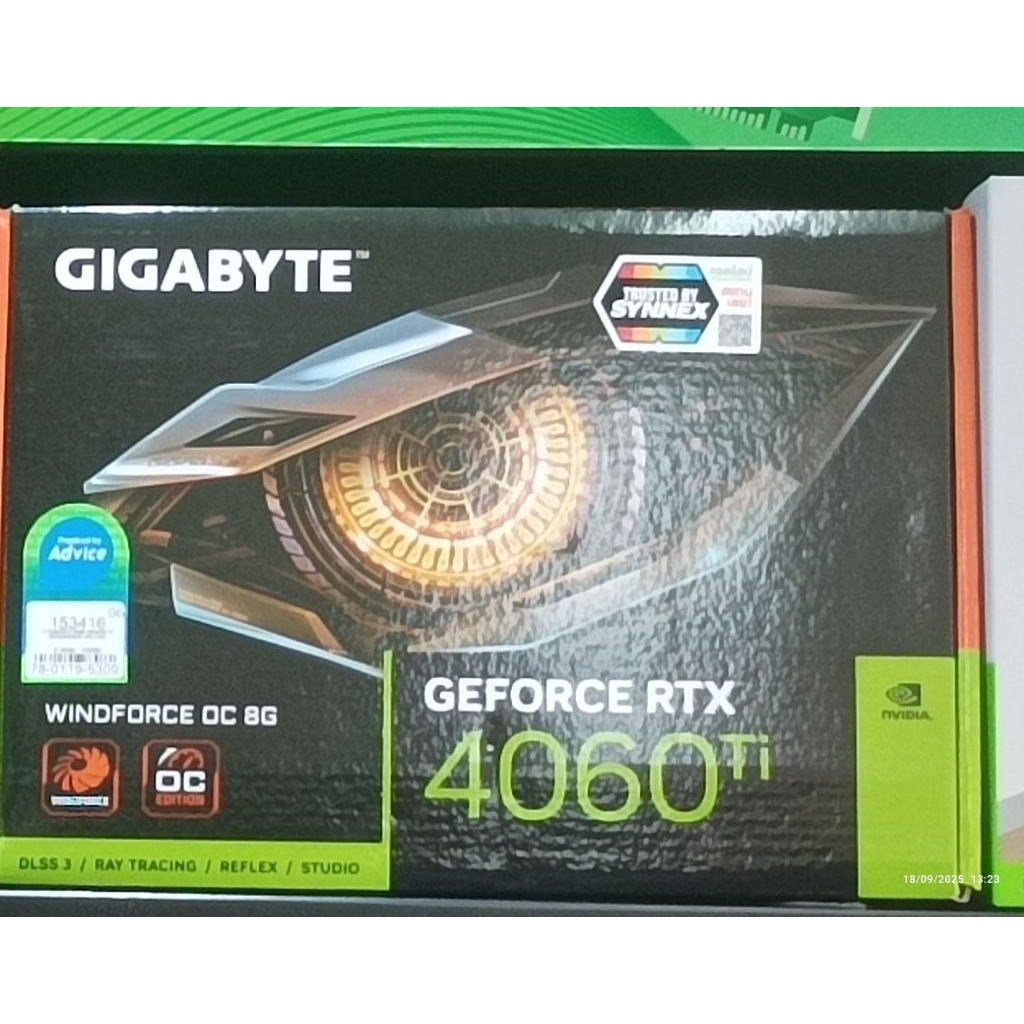 Gigabyte RTX 4060Ti 8GB ของใหม่ ประกันเต็ม 3 ปี | Shopee Thailand