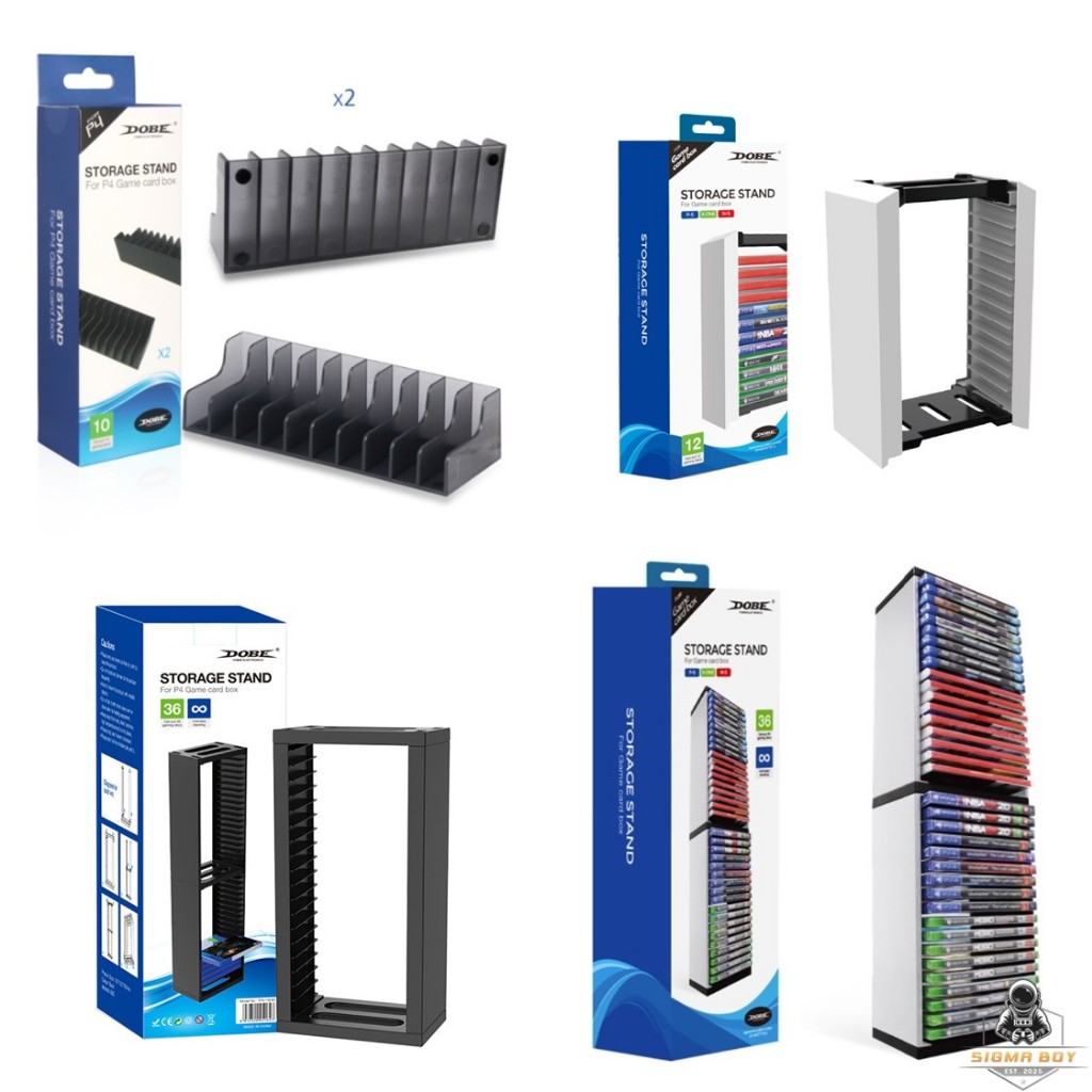 DOBE Storage Stand ชั้นวางแผ่นเกม PS4 PS5 Switch XboxOne | Shopee Thailand