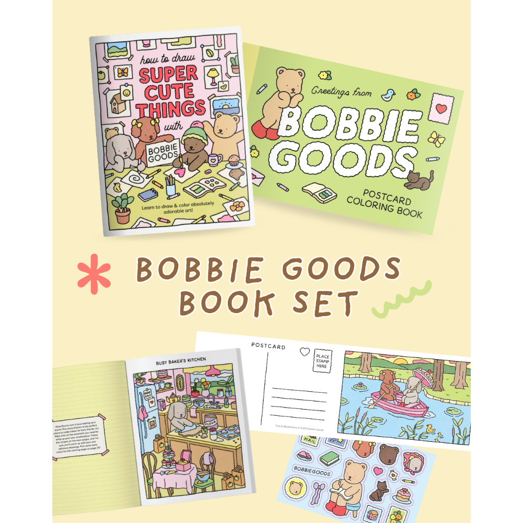 Bobbie Goods : หนังสือสอนวาดรูป How to Draw Super Cute Things & Bobbie ...
