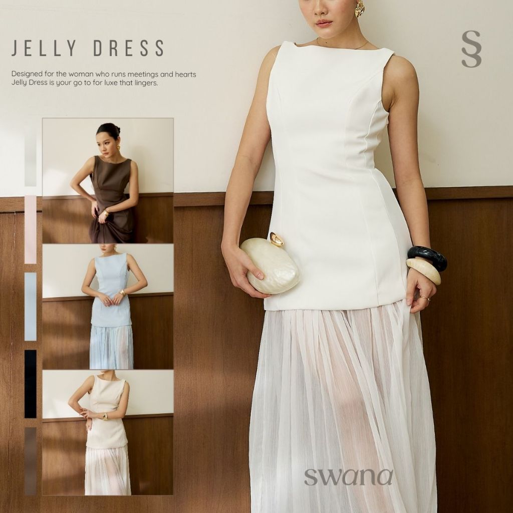 Swana.ss - Jelly dress 🪼🐳 XS-XL (อ่านความยาวก่อนสั่งซื้อนะคะ) ชุดเดรส ...